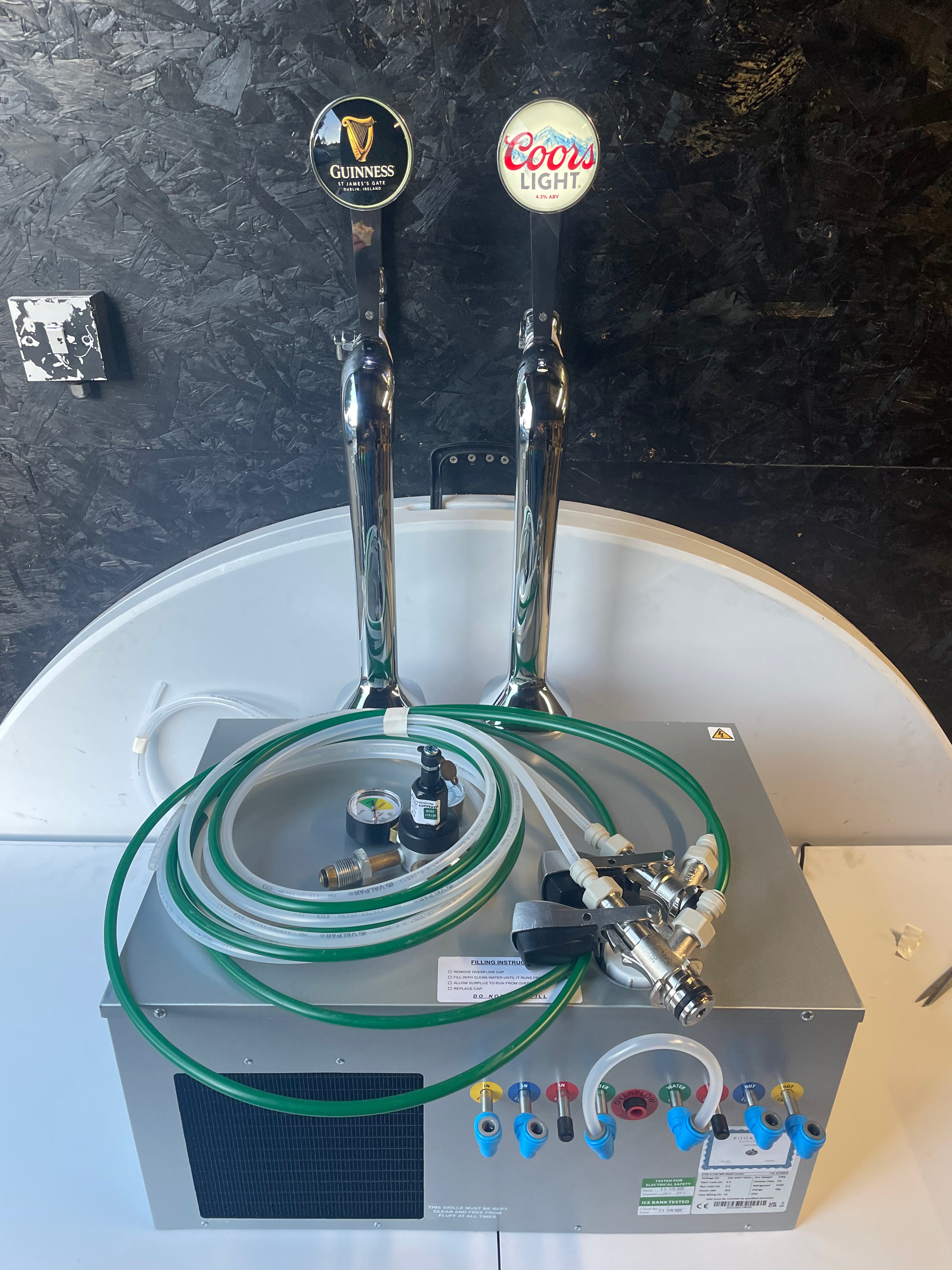 2 Tap Draught System - 2 x Single Font – bookabar03