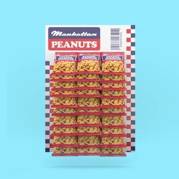 Manhattan Peanuts (salted) 24 packets – bookabar03